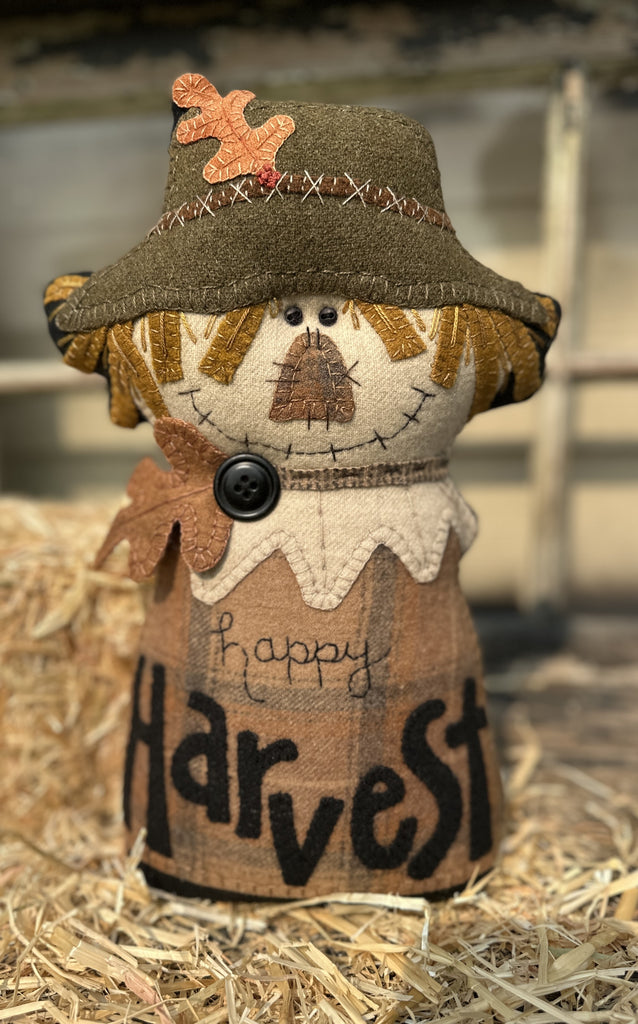 #2401 Happy Harvest Scarecrow PDF – Wooden Spool Designs