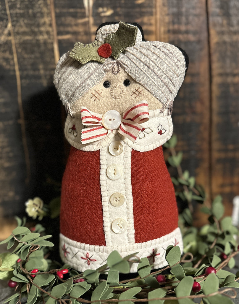Nana Claus Wool Kit with Printed Pattern – Wooden Spool Designs