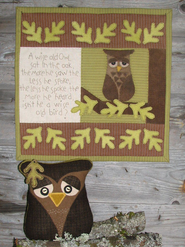 Wise Old Owl – Wooden Spool Designs