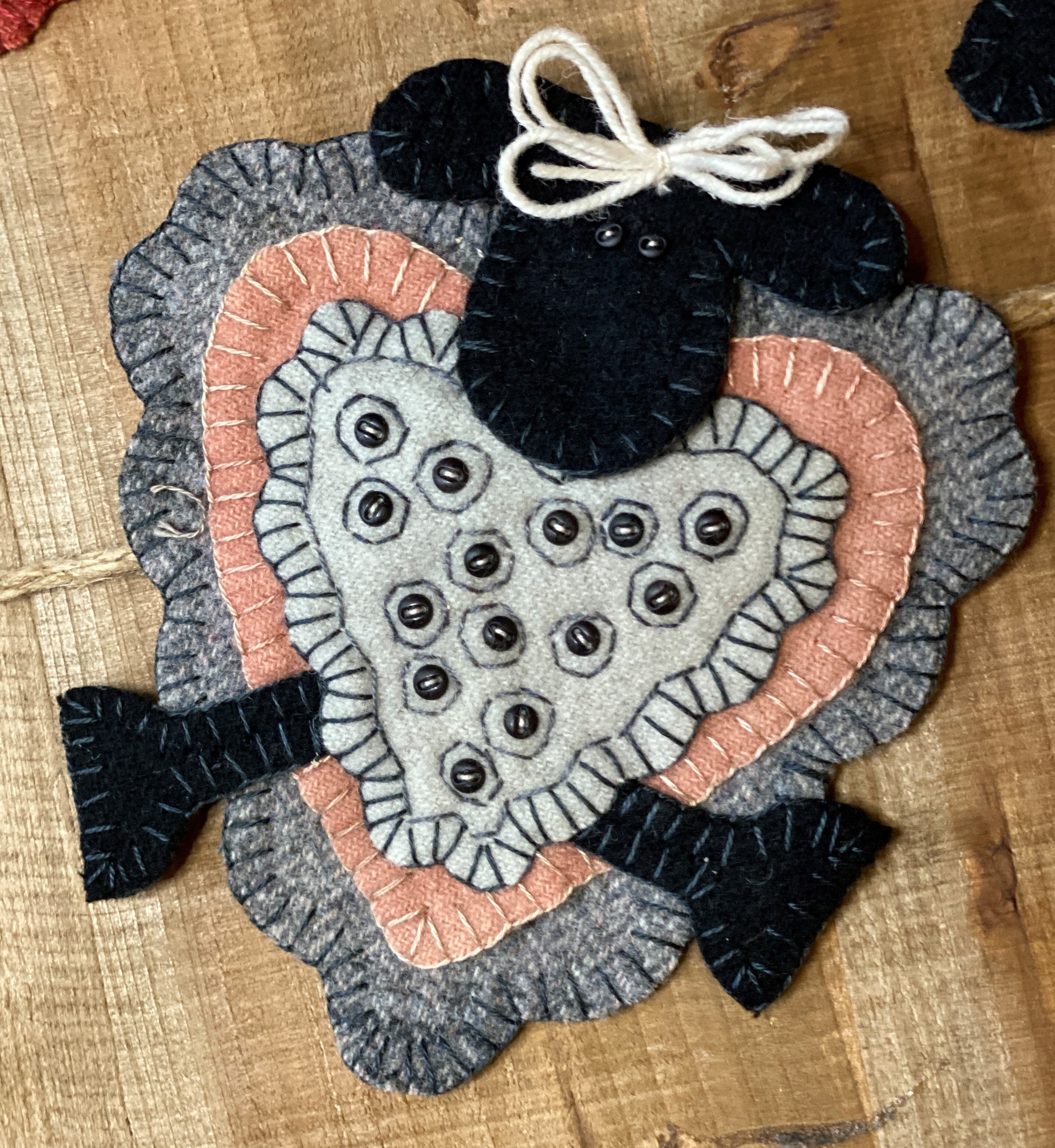 JOY Wool Banner PDF Pattern – Wooden Spool Designs