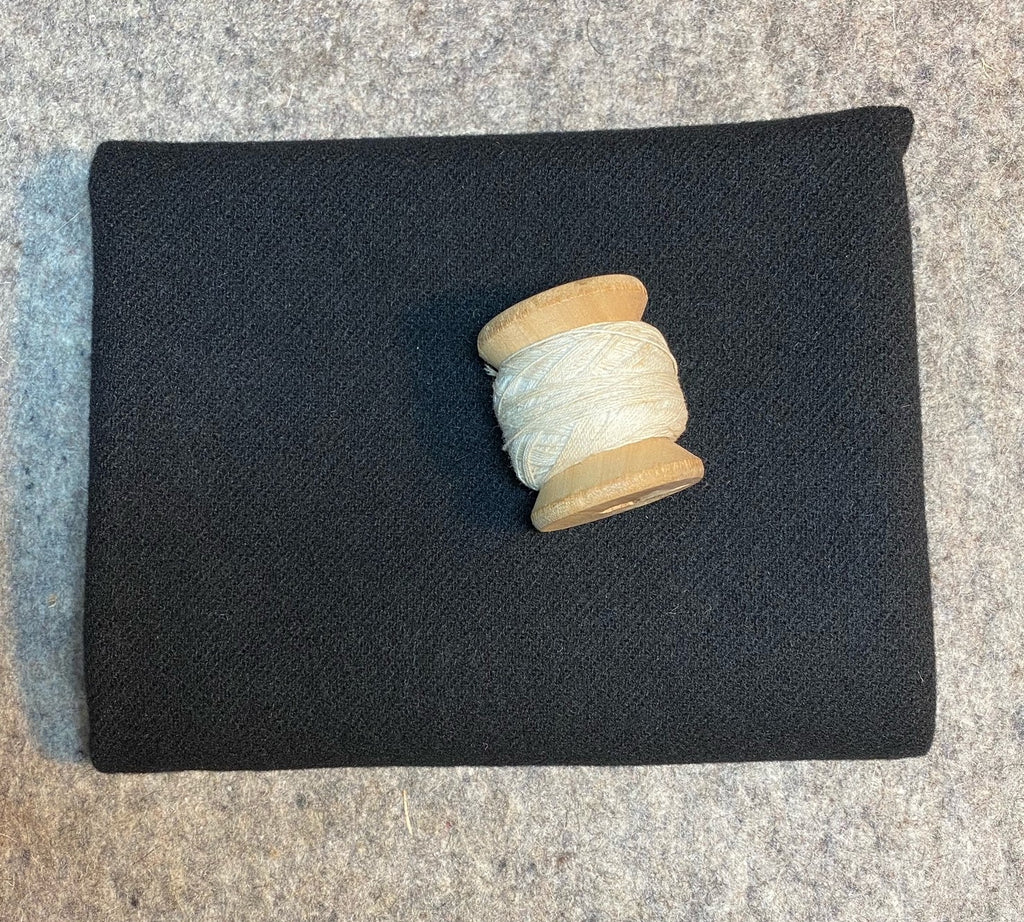 Fat Quarter Felted Black Wool – Wooden Spool Designs